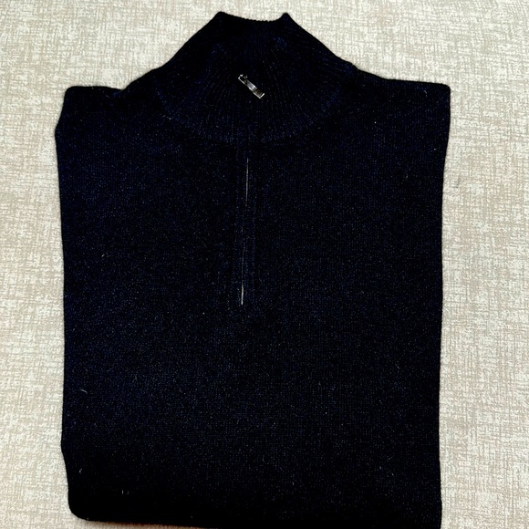 Qi | Sweaters | Cashmere Black Sweater | Poshmark
